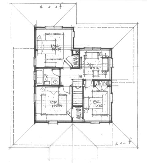 Custom Post and Beam Home Floor Plan With Inspiration - Timberpeg