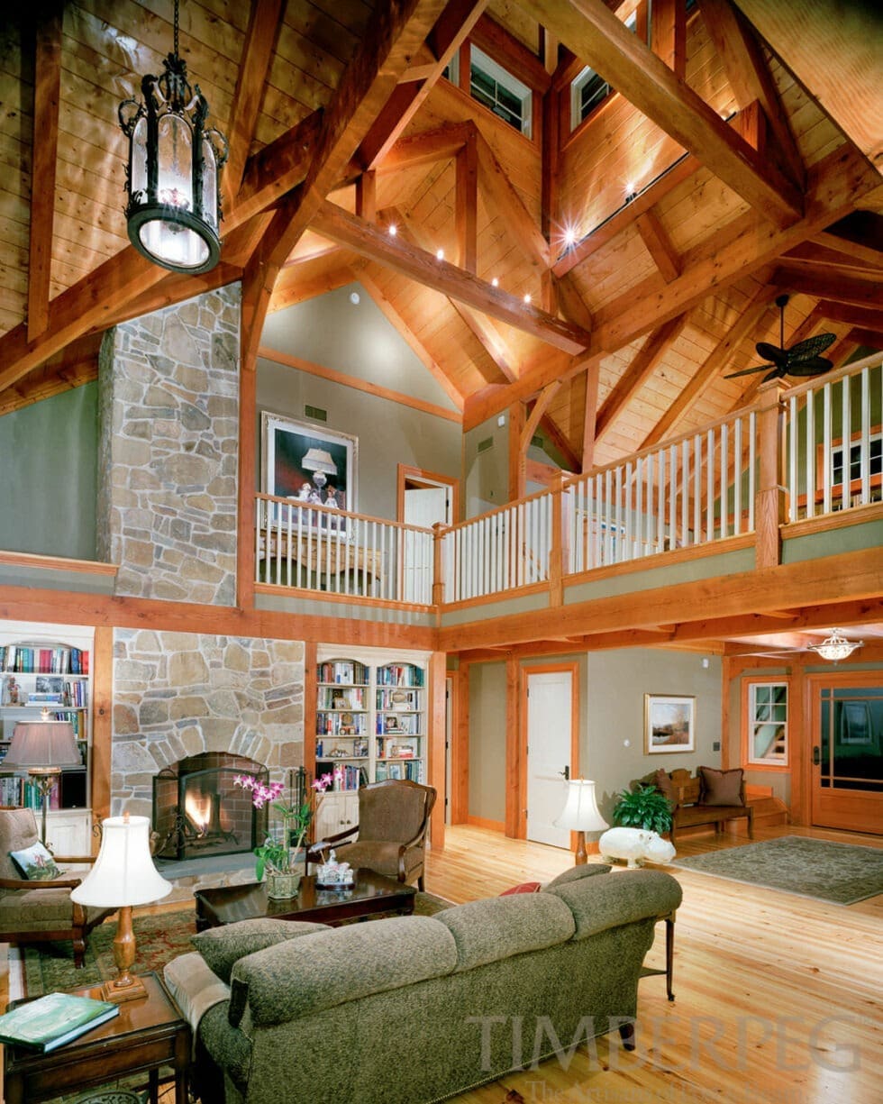 Timberpeg | Lighting a Timber Frame Home