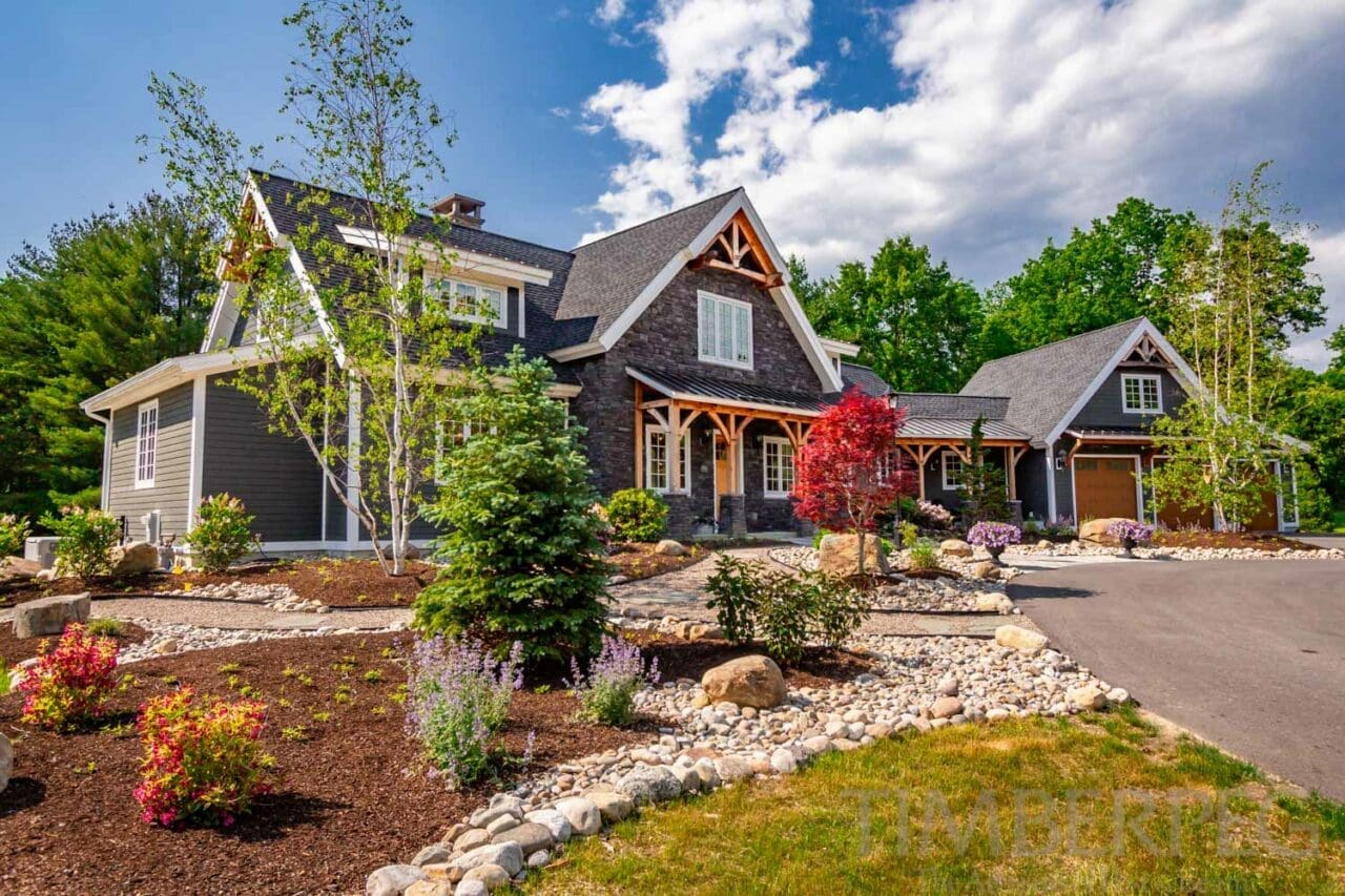 Golf Course Timber Frame: A Luxurious Mountain Style Home