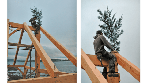 The Topping Out Ceremony - Timberpeg