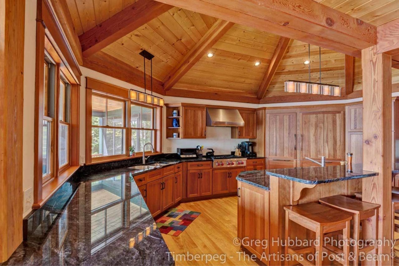 10 Ways to Make Your Post & Beam Kitchen Uniquely You - Timberpeg