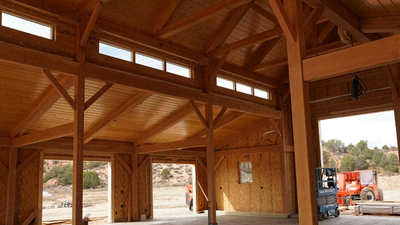 Johnson Canyon Ranch: A Sprawling, Utah Timber Frame Ranch