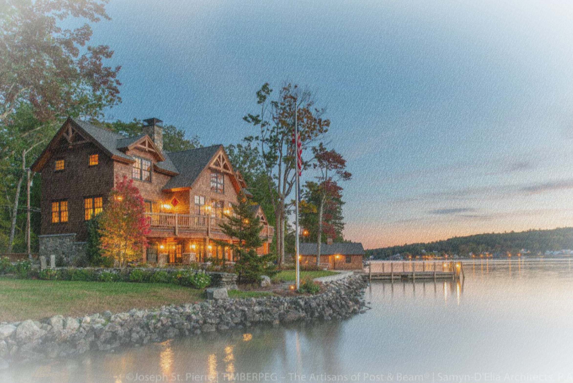 Featured Waterfront Homes by Timberpeg