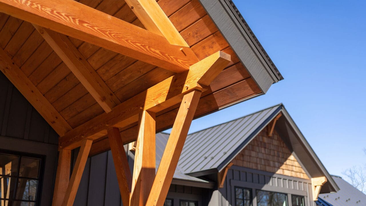 Blue Ridge Mountain Home: A Unique Hybrid Timber Frame