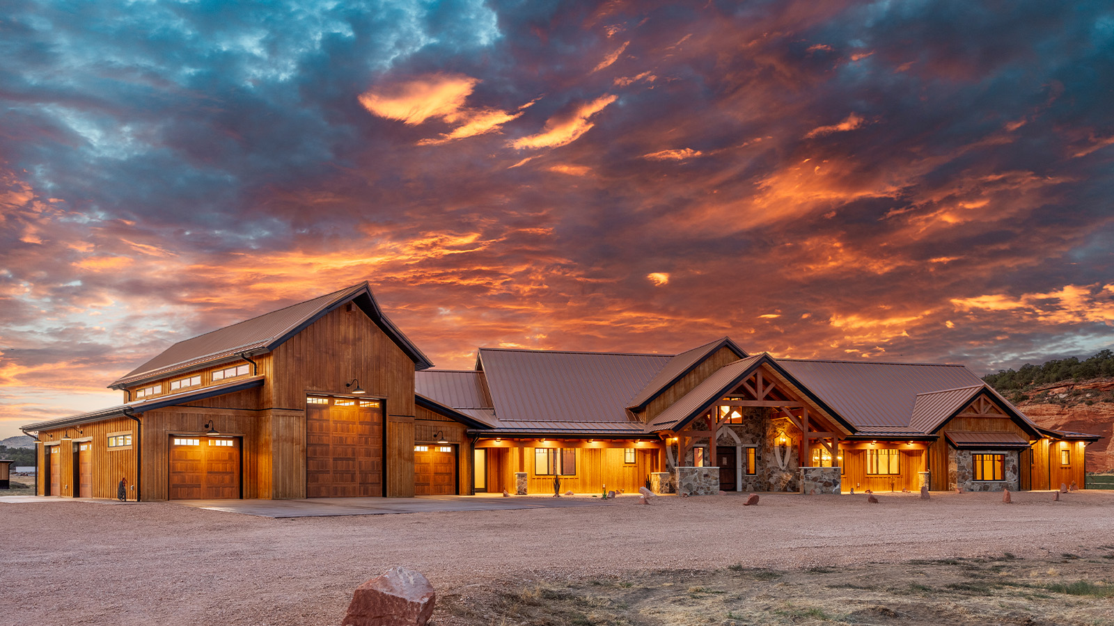 Johnson Canyon Ranch: A Sprawling, Utah Timber Frame Ranch